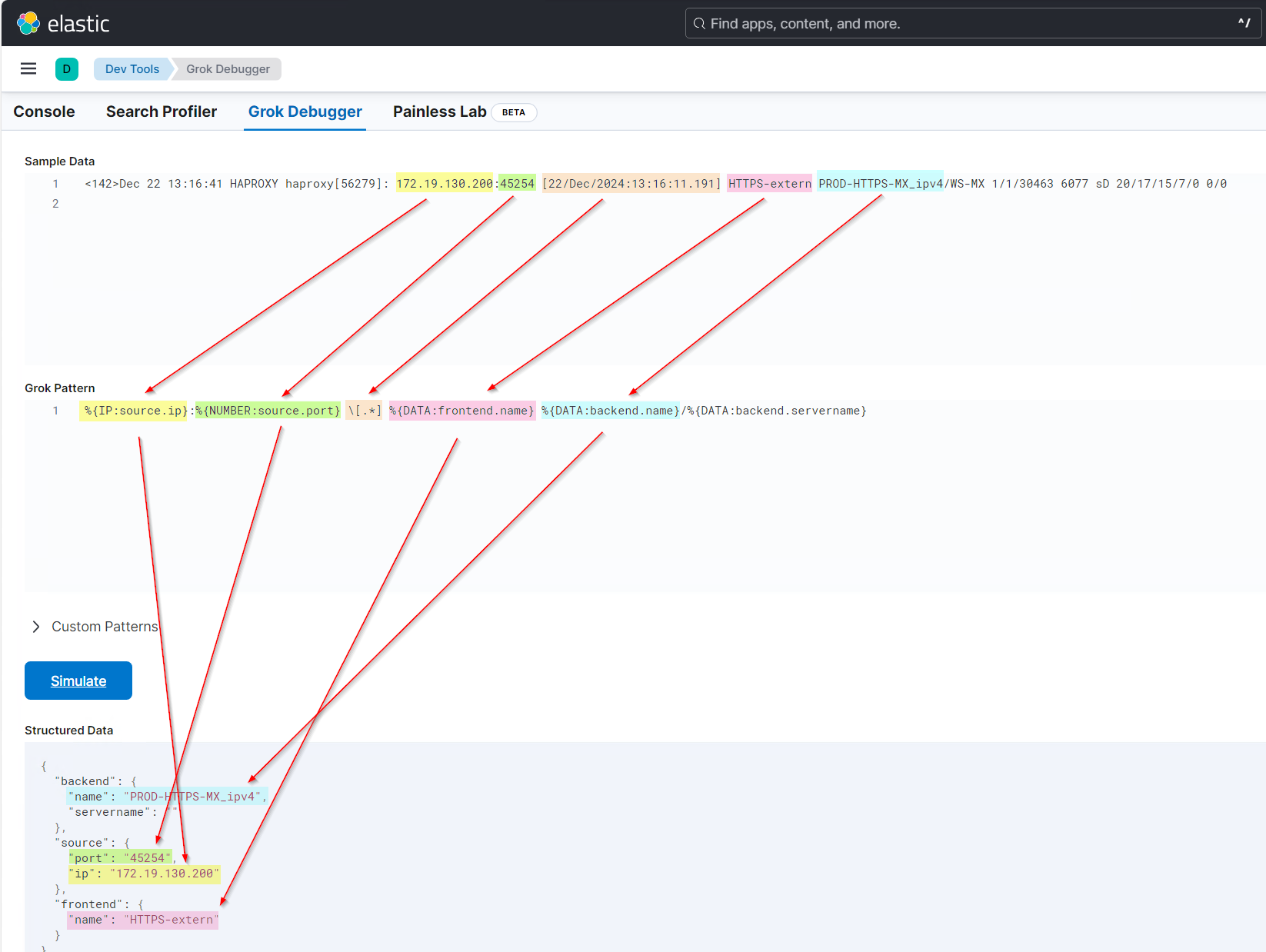 WS IT-Solutions · Blog: Elastic SIEM – Anbindung eines HAProxy am Logstash mit Grok