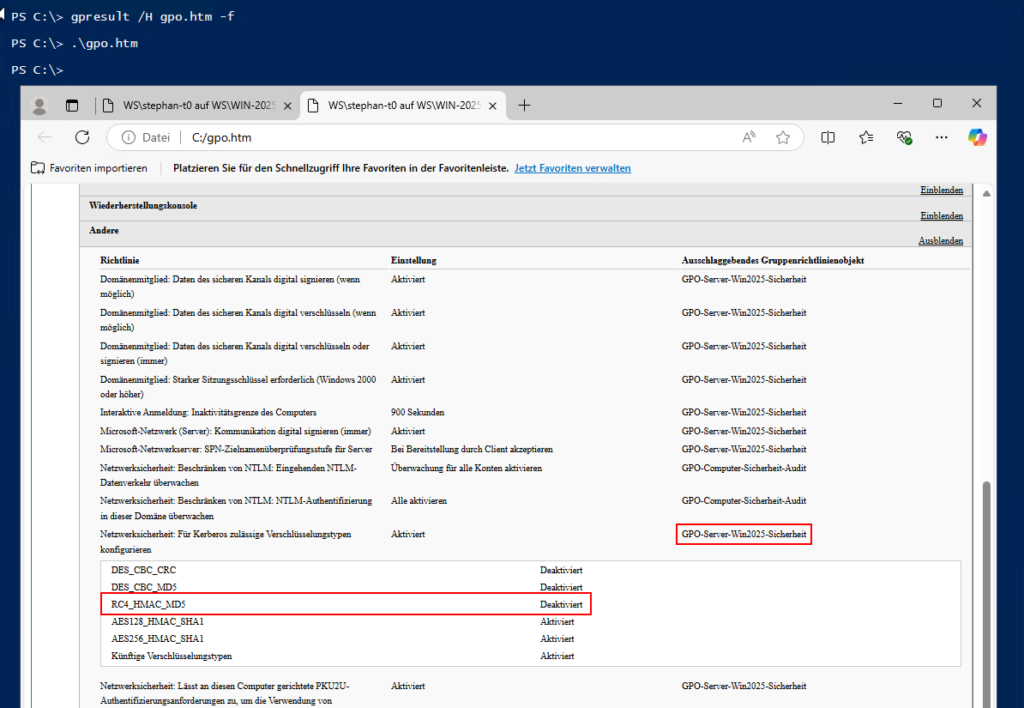 WS IT-Solutions · Blog: gMSA TroubleShooting unter Windows Server 2025