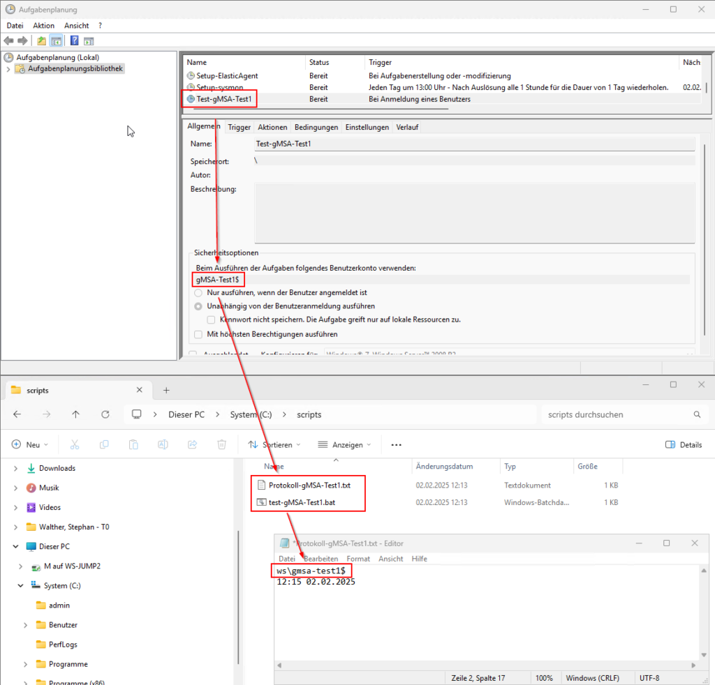 WS IT-Solutions · Blog: gMSA TroubleShooting unter Windows Server 2025